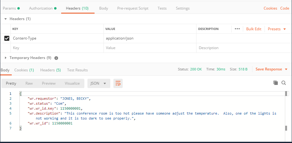Explore and Test the APIs