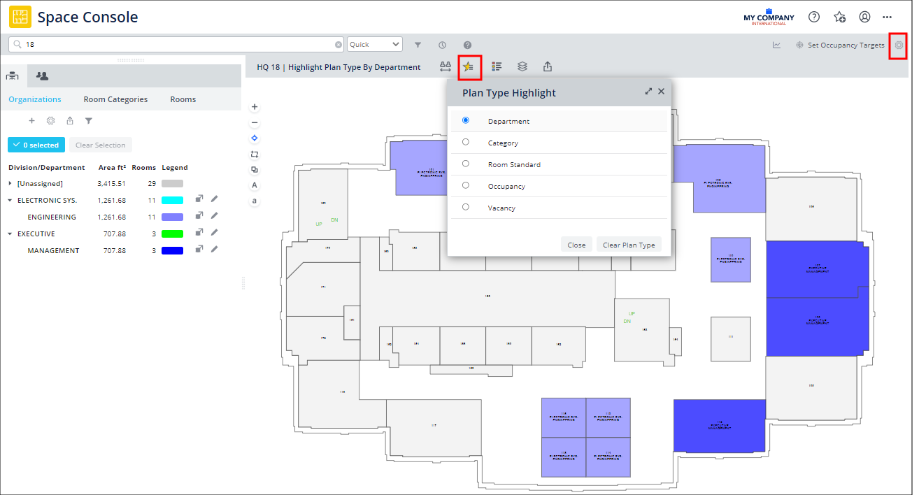 Highlight Floor Plans by Plan Type
