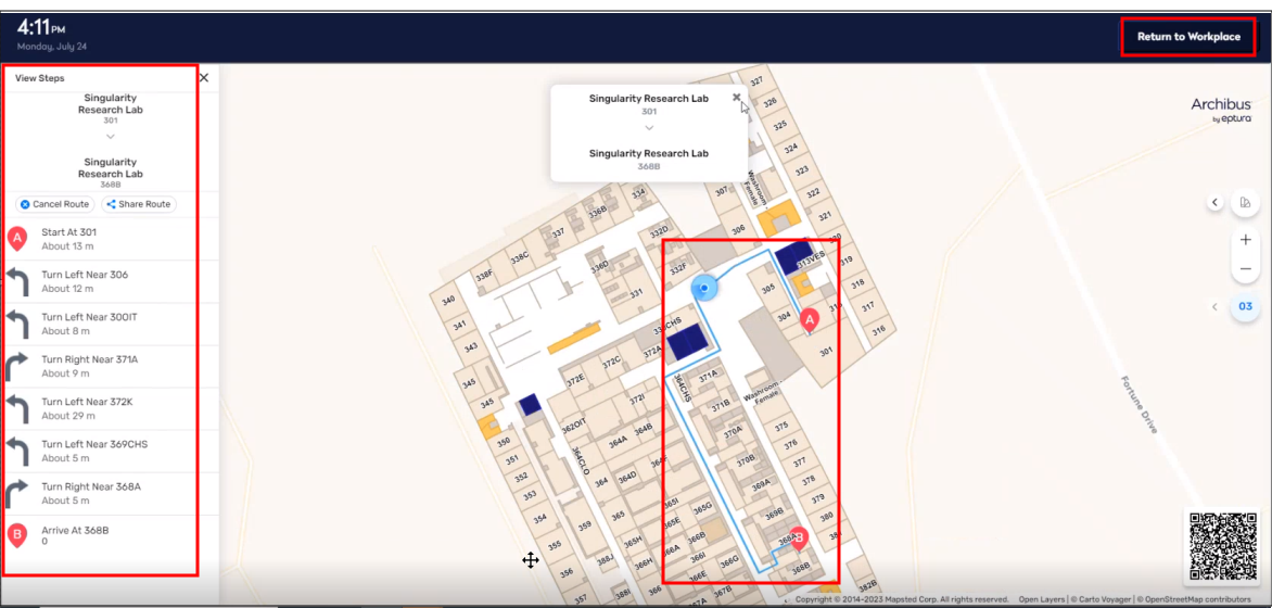 Workplace: Wayfinding Integration (UserVoice Idea)