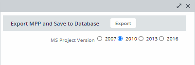 Exporting Project Data to Microsoft Project