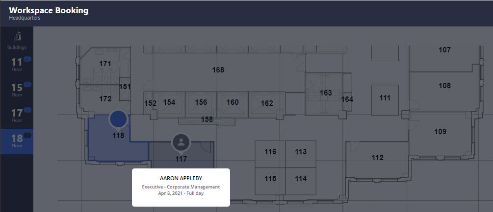 Workplace: Hoteling Changes