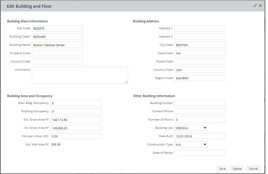 Display Floor Plans and Floor Information