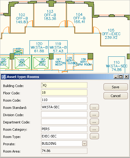 Editing Asset Properties from the Drawing
