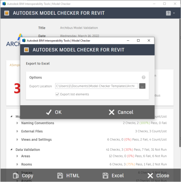 Check the Model Before Publishing (Archibus Model Checker)