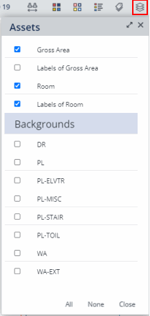 Change the Layers Displayed on Floor Plans